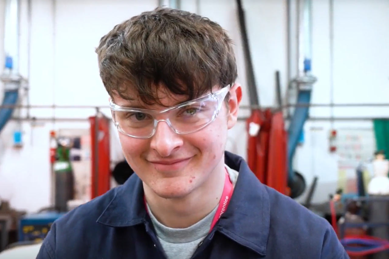 Career goals for apprentice Callum